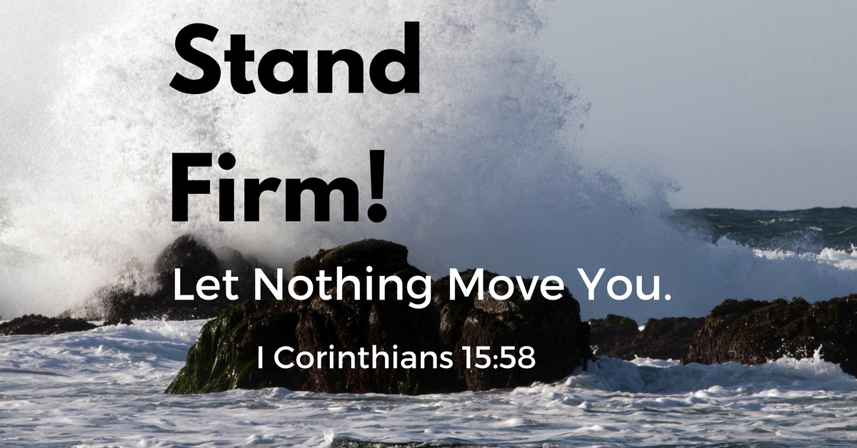 Daily Bible Verse Faith 1 Corinthians 15 58 Daily Bible Verse Faith 1 Corinthians 15 58